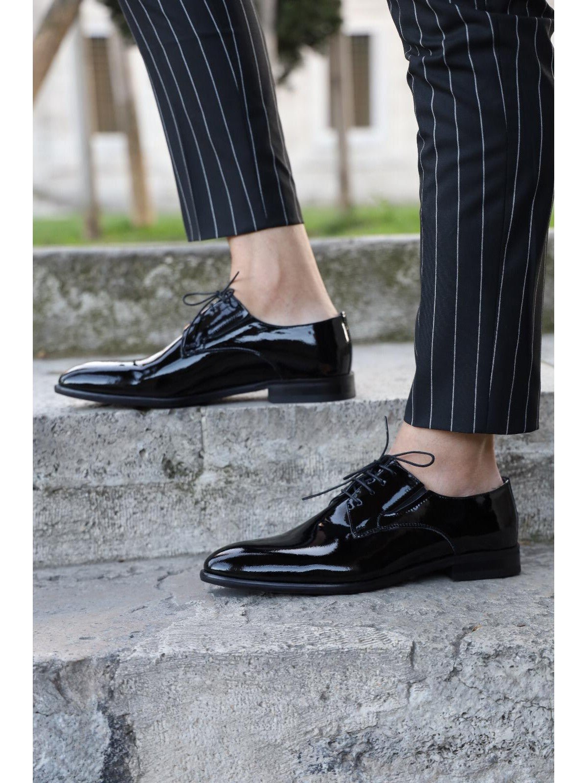 Ferrar Black Classic Leather Shoes – BRABION